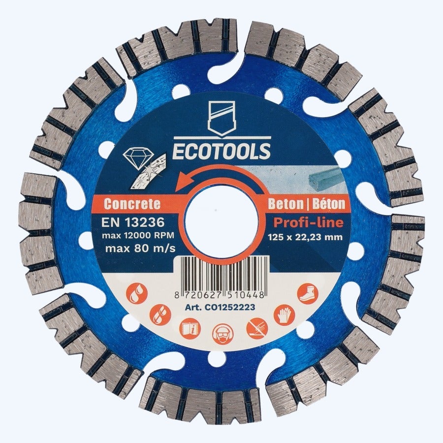 Acheter un disque diamanté pour béton 125 x 22,23 mm