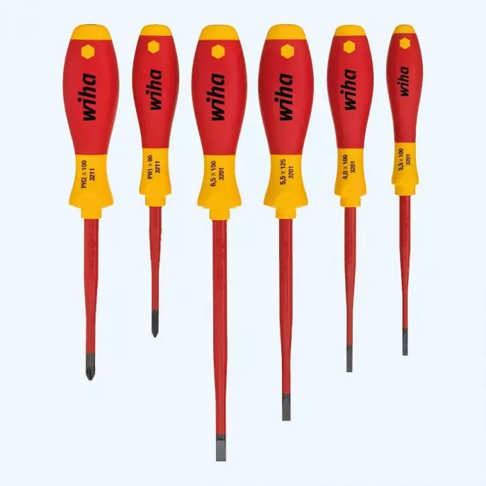 Wiha VDE schroevendraaiers SoftFinish electric | Ecotools.be