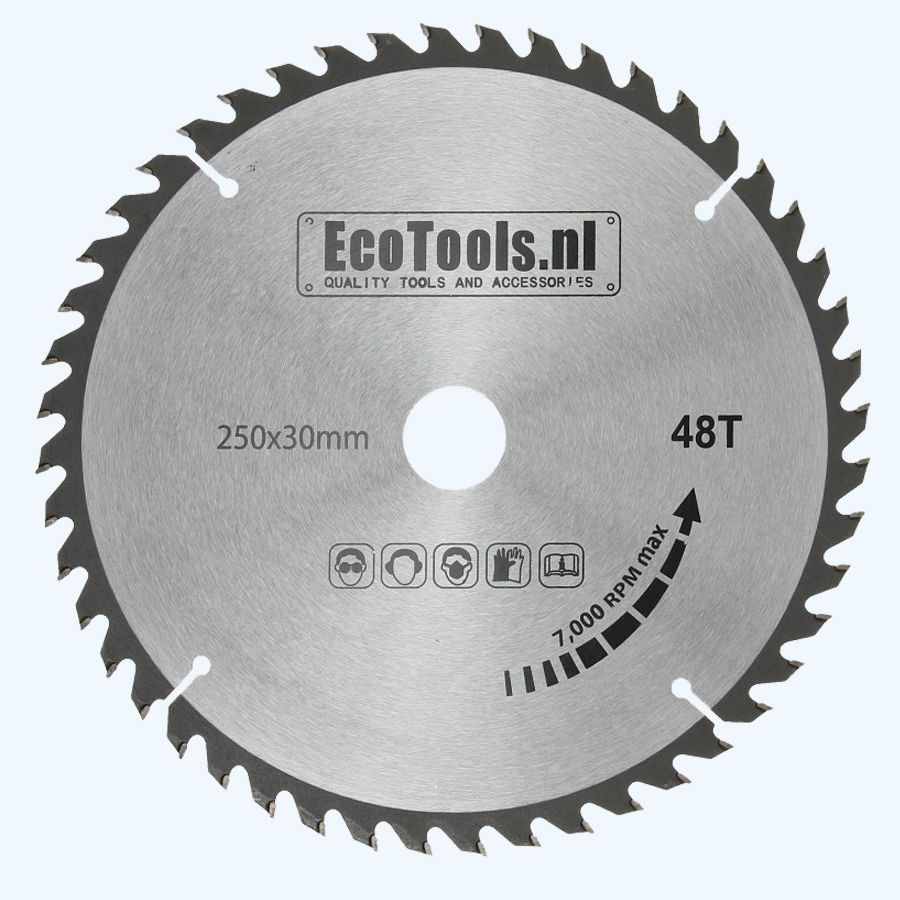 HM-zaagblad 250 x 30 mm T=48 Eco-line kopen